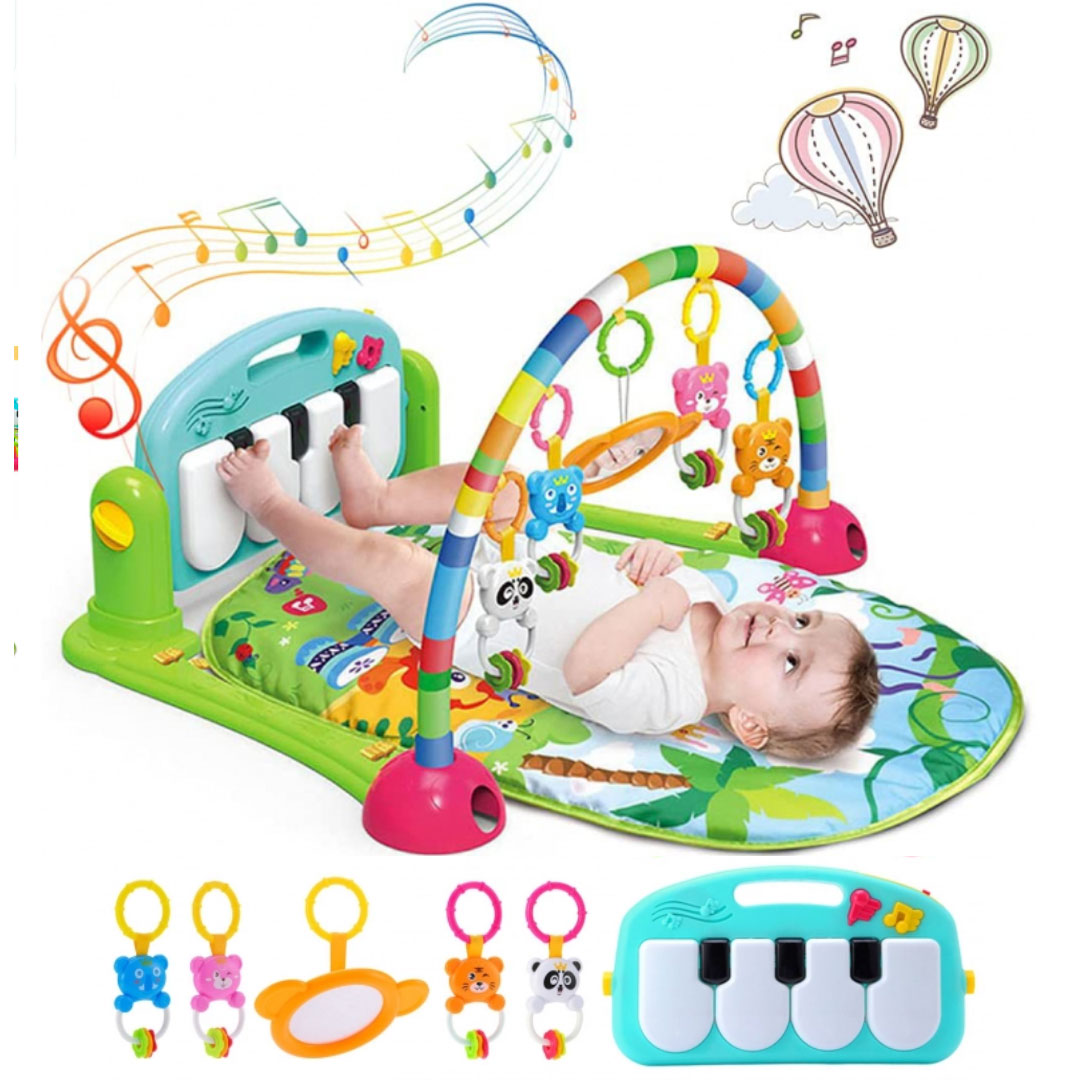 Saltea de joaca bebe Centru de activitati multifunctional 4 in 1 cu ...