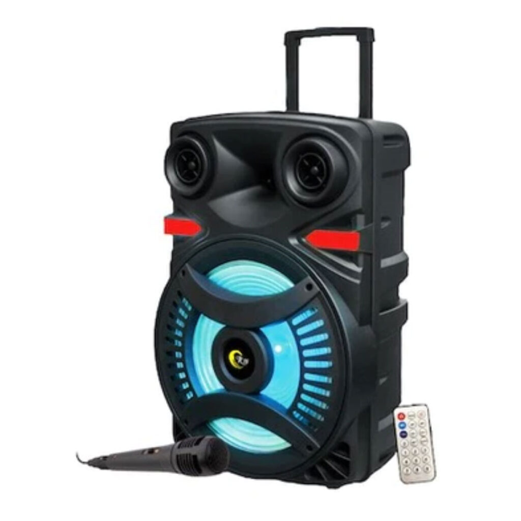 Boxa bluetooth portabila RIF REFCO ® RF-2157-8, tip troler, putere 200W ...